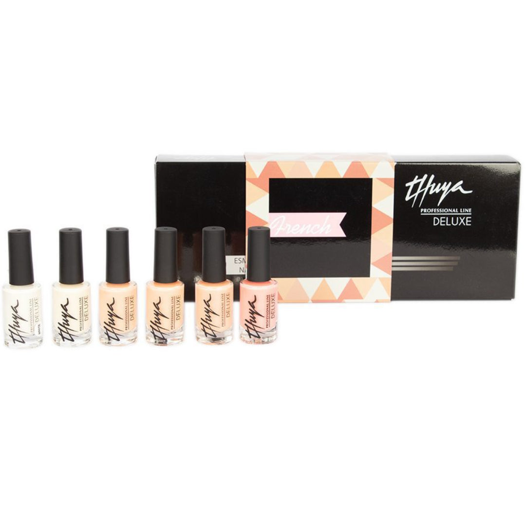 Thuya French Deluxe Neglelak Kit | Gaveæske | Vegansk | 6 Nuancer ...